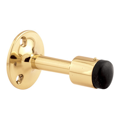 CRL J4596 Brass Wall Mounted Heavy-Duty Door Base Stop
