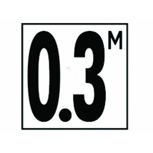 Custom Mosaics DM52-508 5in Non-skid Metric 0.3 M Depth Marker Buy Now