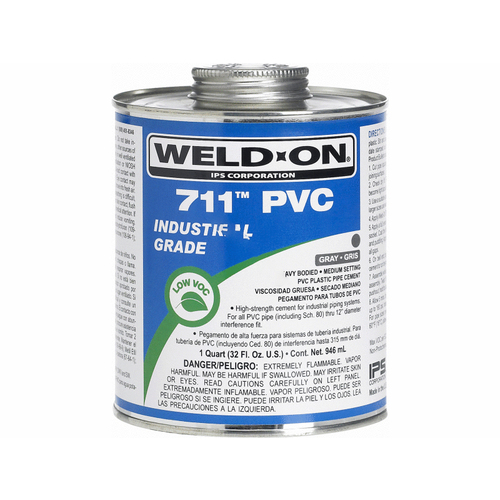 Weld On 10121 Pt 711 Gry Heavy Body Pvc Cement