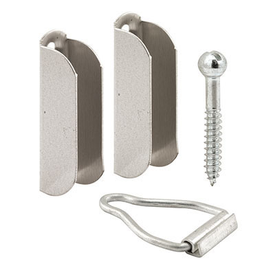 CRL L5780 Mill Window Screen Hardware Kit for 3/8" Frame - Carded