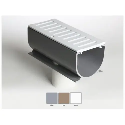 Quaker Plastics QP-6247T 3" Tan Water Hog Bottom Drainout Buy Now