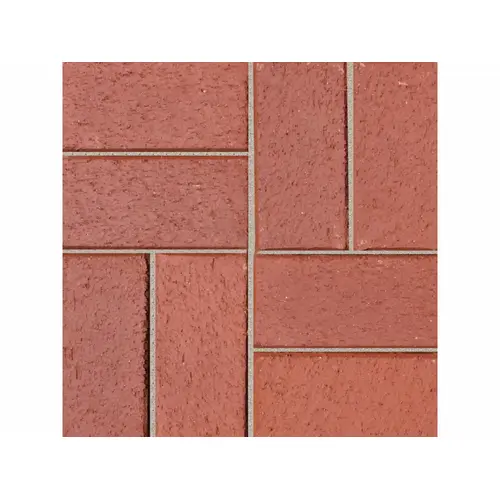 Pacific Clay Brick Products 072580200 4" X 2-1/4" X 8" Sunset Red Bear ...