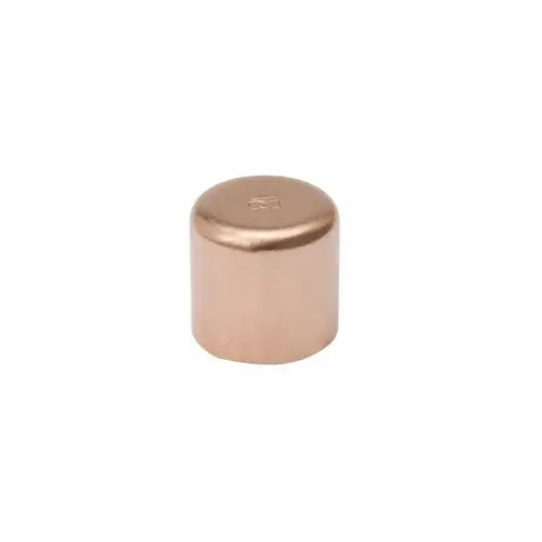 Mueller Streamline W 07014 Wrot Copper Pipe End Cap: 2" Fitting, C ...