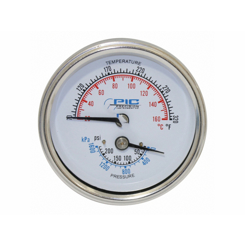 Pentair RA0079000 Powermax Temperature/ Pressure Gauge