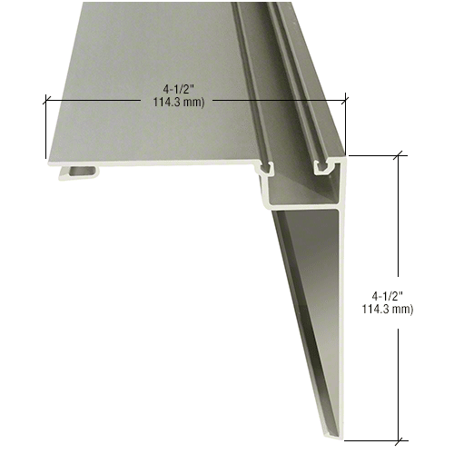 CRL-U.S. Aluminum FF48011 Clear Anodized 90 Degree Outside Corner Half ...