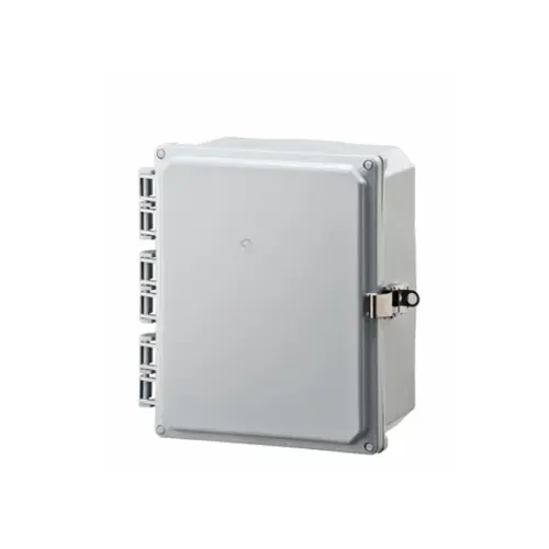 VIT PRODUCTS INC DBA STRONG BX H10084HFLL 10"x8"x4" Plastic Enclosure ...