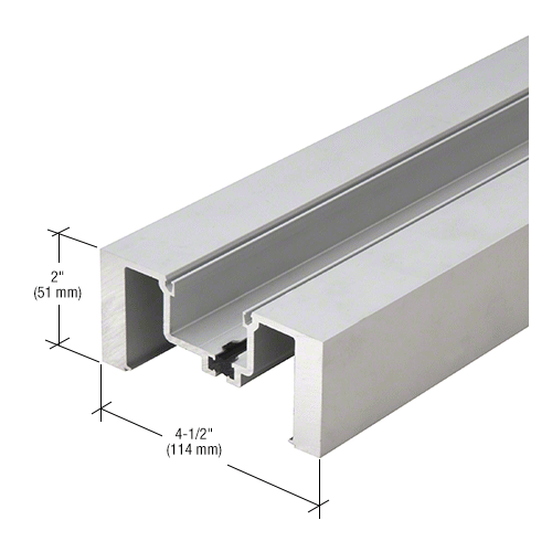 CRL-U.S. Aluminum 1T5311115 Clear Anodized Heavy-Duty Vertical Mullion ...