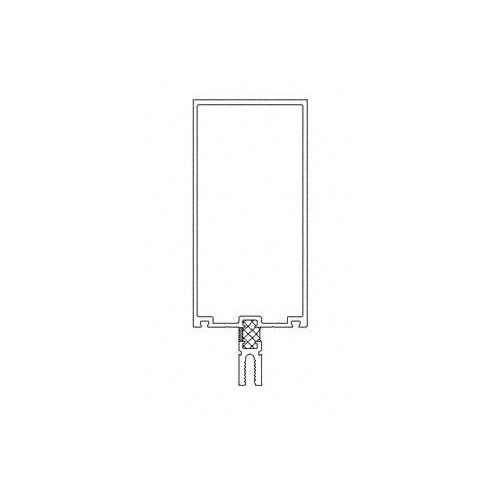 CRL-U.S. Aluminum PT90522 5" Thermally Broken Vertical Mullion, Dark ...