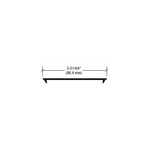 CRL-U.S. Aluminum PW60211 Snap-In Flat Insert, Clear Anodized Class 1 ...