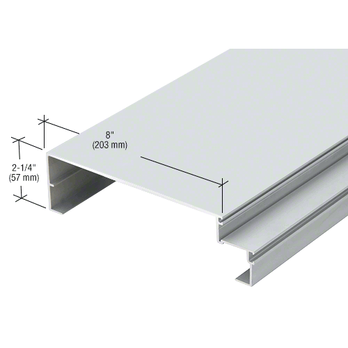 CRL-U.S. Aluminum TW84699 8" Sill Mullion for Shear Block Assembly ...