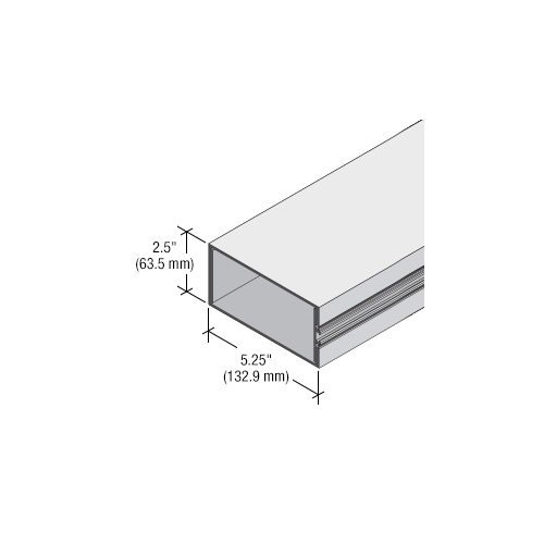 CRL-U.S. Aluminum XL50499 Mill Finish Structural Glazed Vertical ...