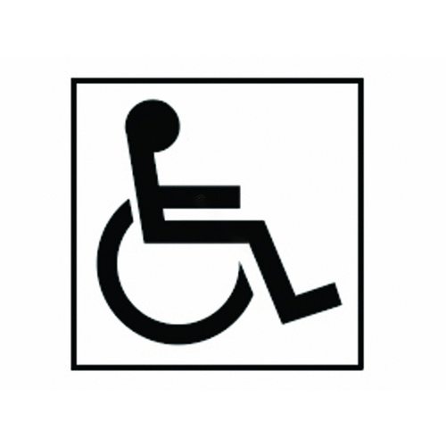 Custom Mosaics DM782-40 8" X 8" Non-skid Handi Cap Symbol Depth Marker