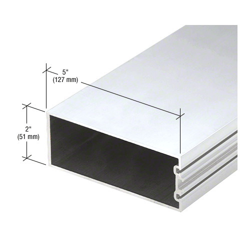 CRL-U.S. Aluminum CW26599 Mill 5" Structural Silicone Glazed Vertical ...