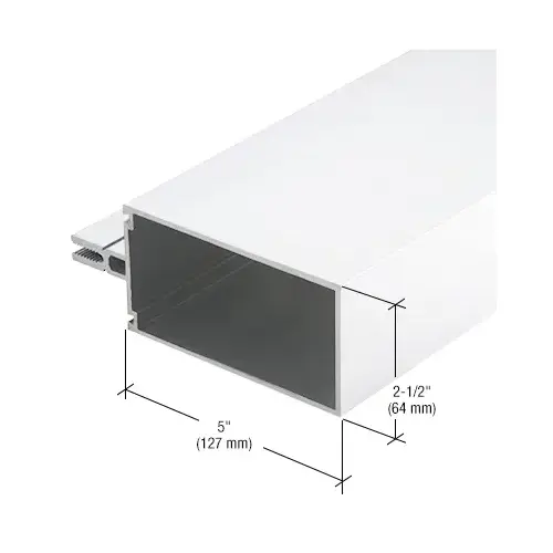CRL-U.S. Aluminum CW90552 5" Vertical/Horizontal Mullion for 1" Glazing ...