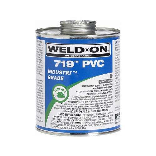 Weld-On 13078 719 Gray Pvc Solvent Cement 1 Gal Buy Now