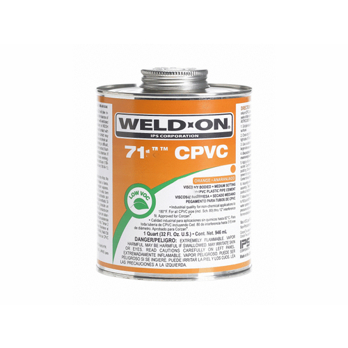 Weld On 10135 714 Orange Cpvc Solvent Cement 1 Pt Buy Now Weld On 10135 714 Orange Cpvc Solvent Cement 1 Pt Buy Now