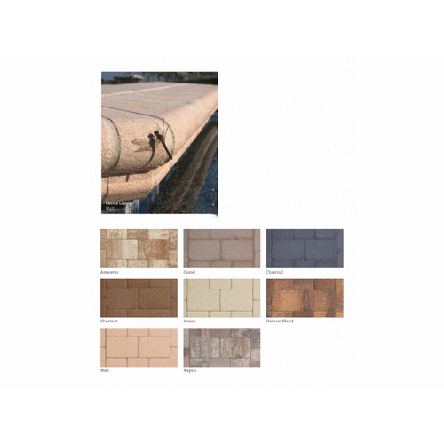 Oldcastle(R) Coastal 10504467 30mm Cream Seville Coping