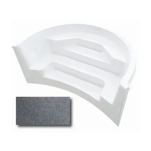 Latham Pool Products STPRM89GG1 Af Step Only Gry Step 8' Curve Roman ...