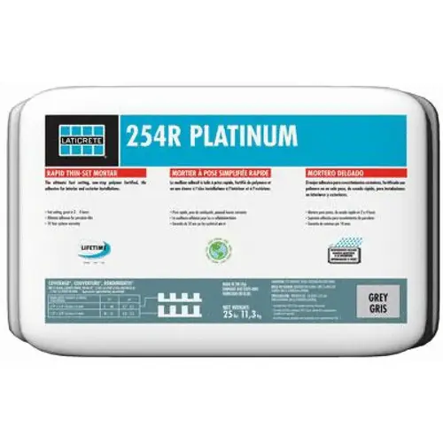 Laticrete 0254-0025-21-1 25# Gry 254r Platinum Rapid Thinset Gray Buy Now