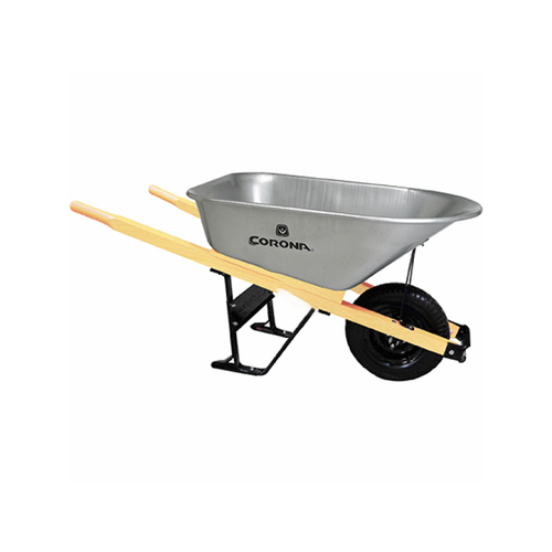 Corona WB 2706FF Contractor Wheelbarrow 6 Cuft With 60" Wood Handles ...