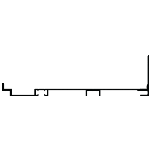 CRL-U.S. Aluminum FF70122 6" Sub-Sill Non-Thermally Broken and No Weep ...