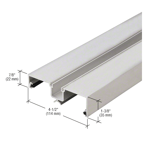 CRL-U.S. Aluminum JS49311 Rotating Half Mullion, Clear Anodized - 24'-2 ...