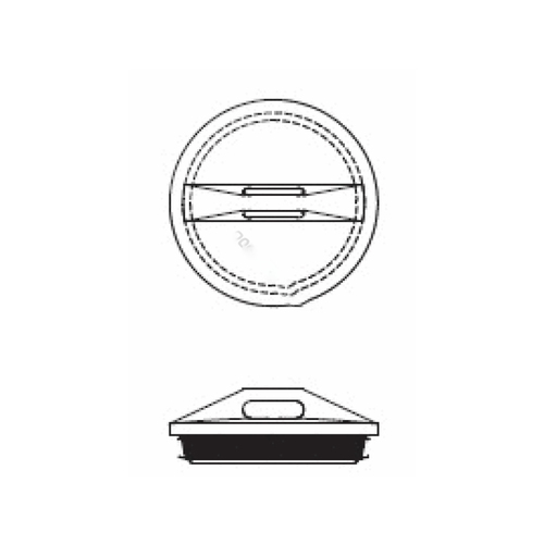 ADVANCED DRAINAGE SYSTEMS 1833AA Ads 18" N-12 End Plug Sol