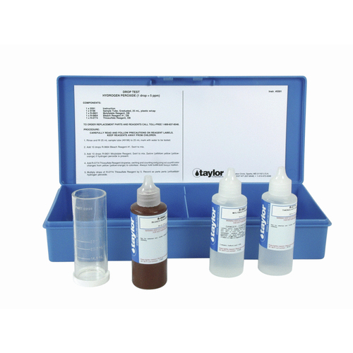 TAYLOR K-1825 Hydrogen Peroxide Drop Test Kit