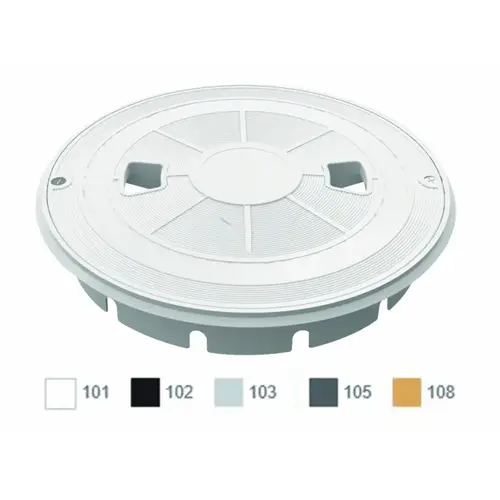AQUASTAR POOL PRODUCTS INC SKRT103 Light Gry Sta-rite Round Skimmer Lid ...