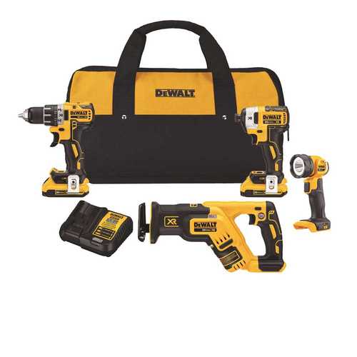 Dewalt Dck484d2 20 Volt Max Xr Lithium Ion Cordless Compact Combo Kit