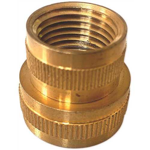 Everbilt 858106 3/4 in. x 3/4 in. Brass FHT x MIP Adapter Everbilt 858106 3/4 in. x 3/4 in. Brass FHT x MIP Adapter