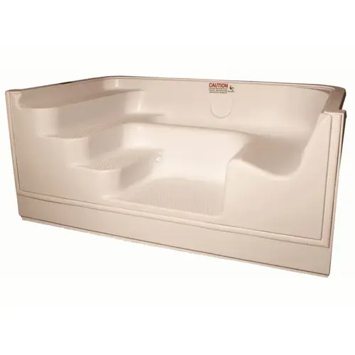 Latham Pool Products STP8SBCDP Af W Polekit 8' Step & Leisure Bench Wht ...