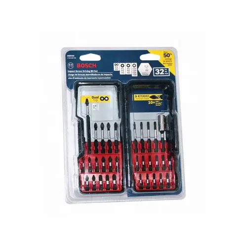 Robert Bosch Tool Corp SBID32 ImpactTough Screwdriving Insert Bit Set ...