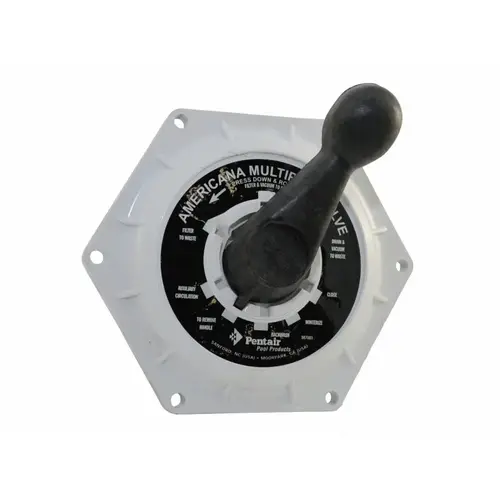 Pentair 51000100 Top Multiport Valve Assembly With Lid Handle And Rotor ...