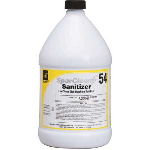 Spartan Chemical Co. 765404 SparClean 1 Gallon Warewash Sanitizer ...