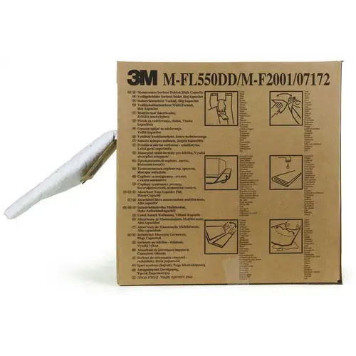 3M M-FL550DD 5 in. x 50 ft. High Capacity Maintenance Sorbent Folded - pack of 3 Buy Now