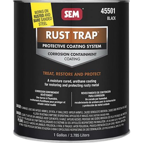 Rust Trap 45501 Protective Coating System, 1 gal Aerosol Can, Black ...