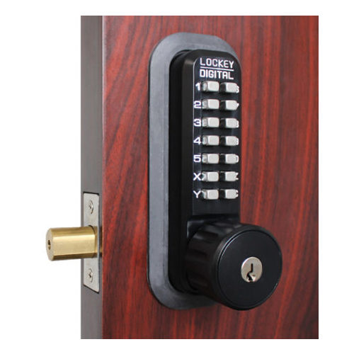 Lockey 2210DCKO-JB Mechanical Keyless Combination Deadbolt Lock Double ...