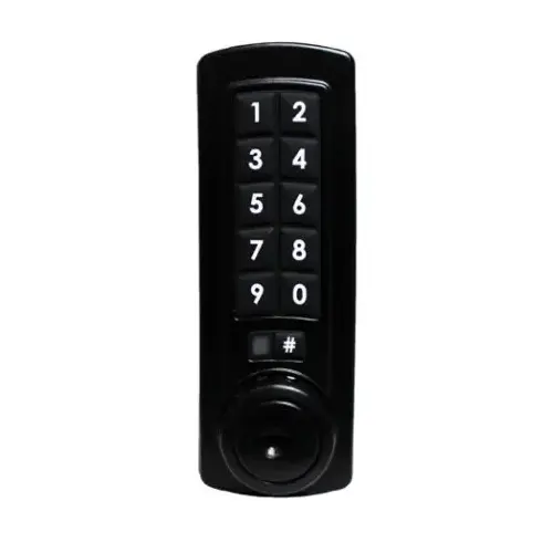 Lockey GE370-BV Gemini Electronic Keypad Combination Cabinet Lock Black ...