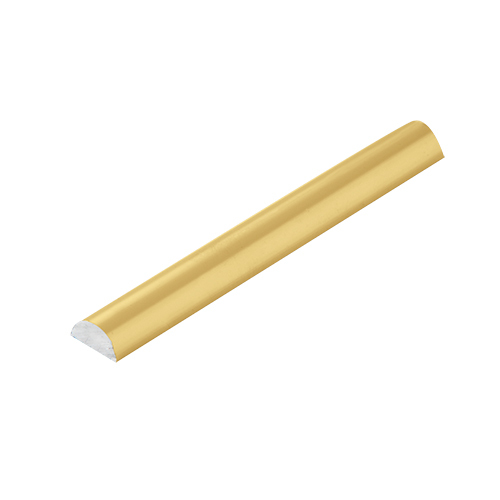 CRL WBSB Satin Brass Half-Round Shower Threshold 2m - 78" Stock Length