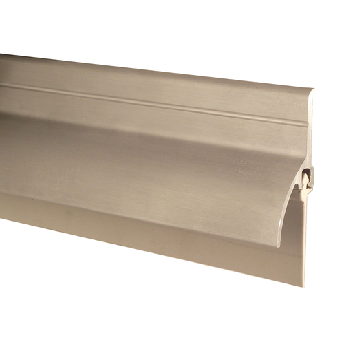 Pemko 345AV 36 36" Aluminum Retainer with Rain Drip and Vinyl Brush ...