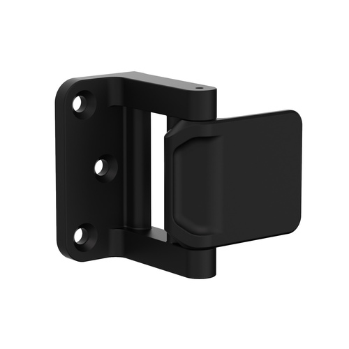 Pemko PDLAABSP Privacy Door Latch Satin Black Powder Coat Finish