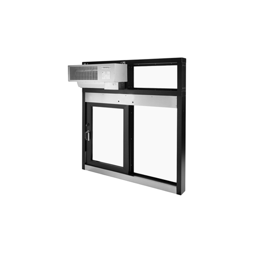 Quikserv SCT-4030-9091-CR 48" x 52" Side Sliding Transaction Window ...