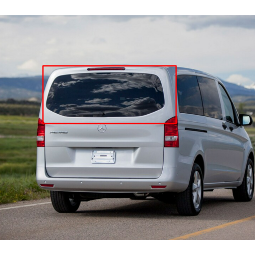 AM Auto MV15-TB P Window For Mercedes Metris Tailgate Back Side Fixed ...