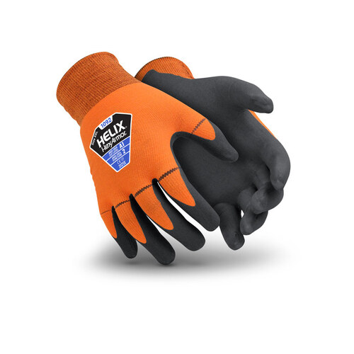HexArmor 1092-S (7) 1092 Orange/Black 7 Nylon Knit Work Gloves - ANSI ... HexArmor 1092-S (7) 1092 Orange/Black 7 Nylon Knit Work Gloves - ANSI ...