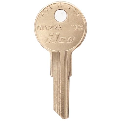 Kaba Ilco Y13-BR Taylor Yale T13 Key Blank Brass Finish