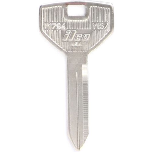 Kaba Ilco Y157NP Taylor Chrysler Y157 Key Blank Nickel Plated Finish