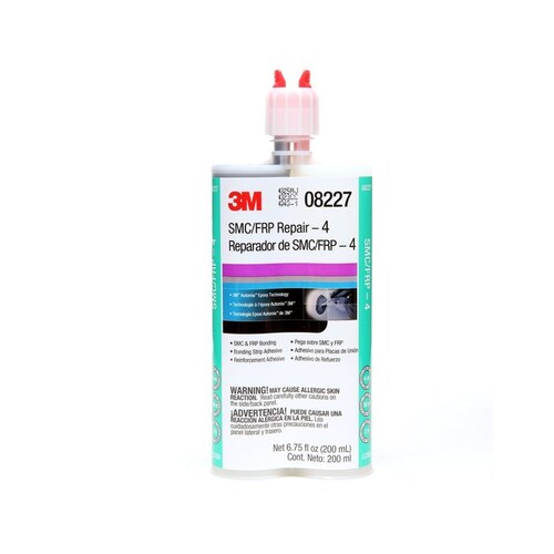 3M 8227 0 2-Part Repair Adhesive, 200 mL Cartridge, Paste, Black/White ...