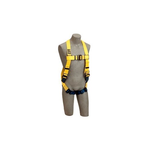DBI-SALA 1110790 Yellow Universal Vest-Style Body Harness - Nylon Webbing