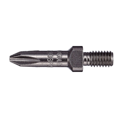 Vega Industries 142438P2X Threaded Phillips Driver Bit - #2 Tip - 1/4 ...